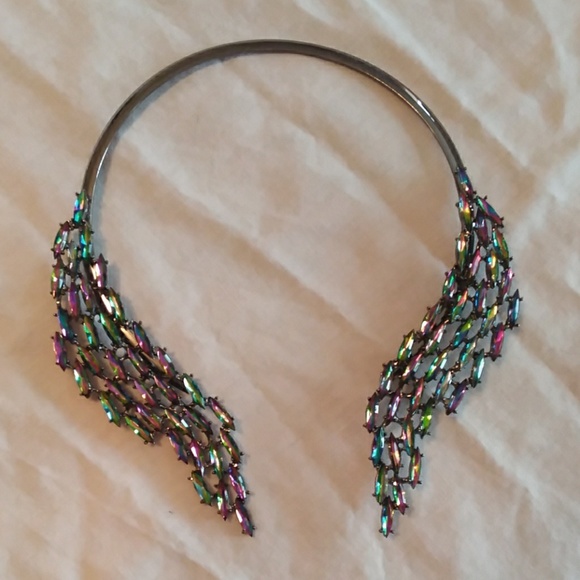 Jewelry | Boho Multi Color Rhinestone Choker Necklace | Poshmark